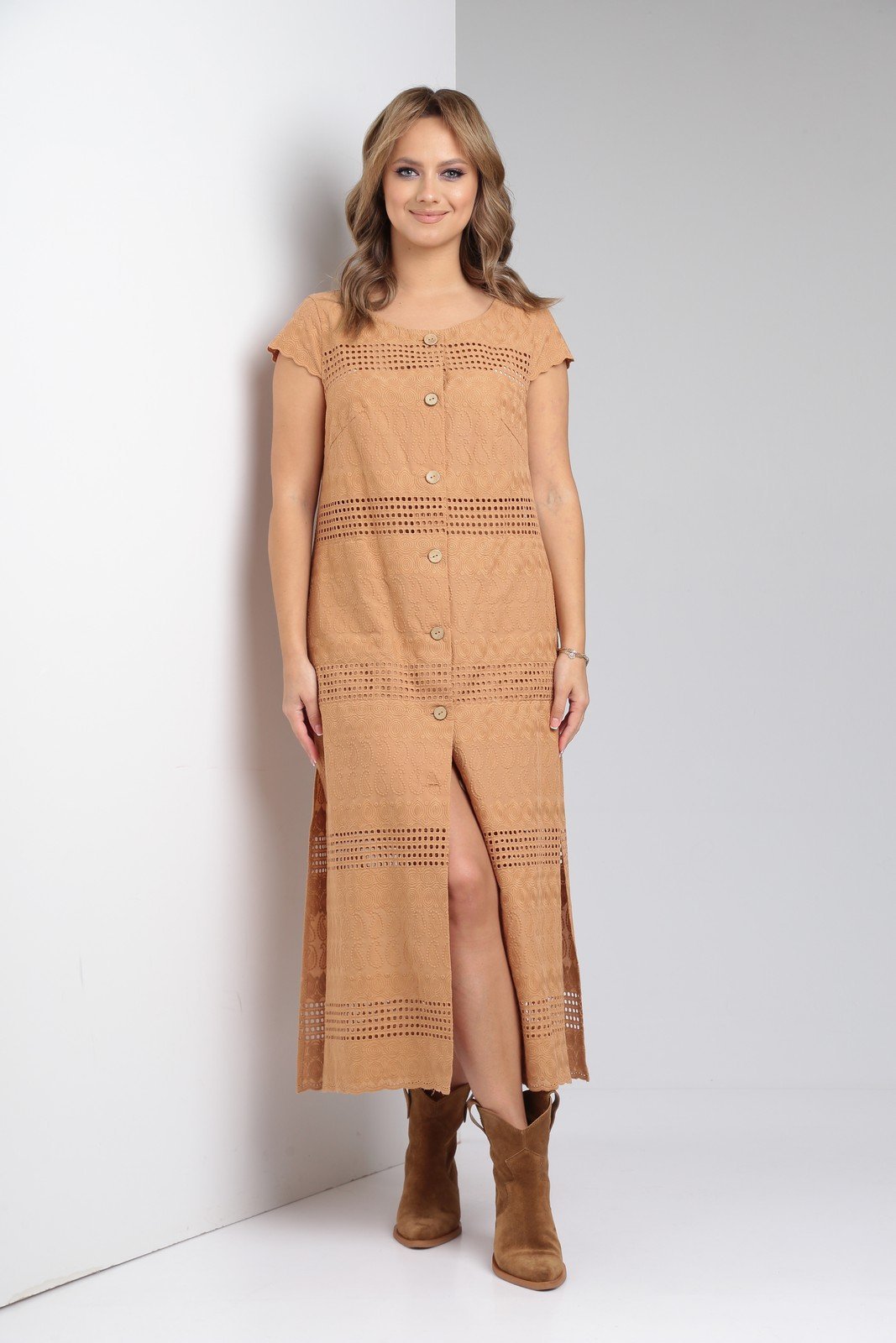 Платье 7801 бежевый Tvin купить в интернет магазине | в наличии